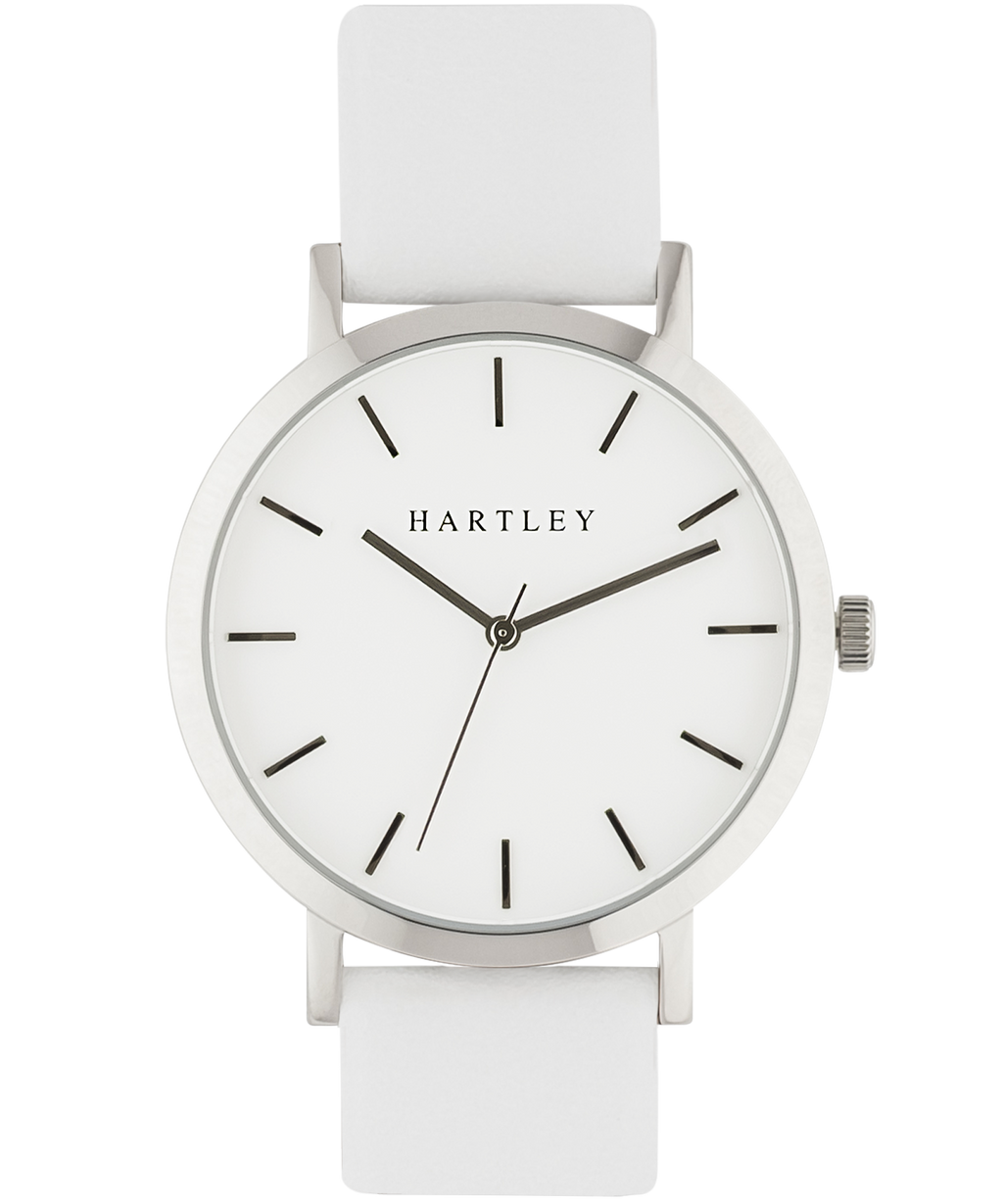 Classic White & Silver – Hartley Watches
